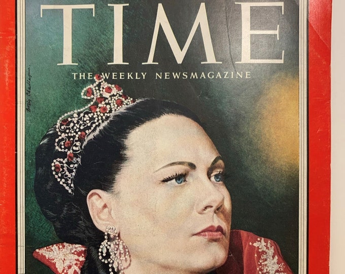 1958 Time Magazine Features Soprano Tebaldi - Etsy India