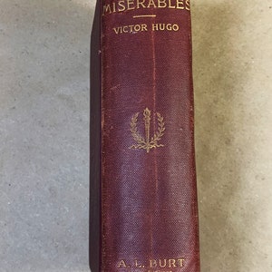 1862 Edition Les Misérables Victor Hugo, Complete One Volume Classic ...