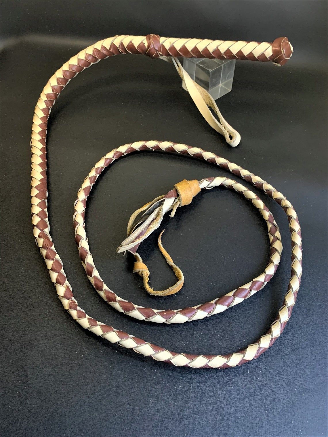 Vintage Mexican Rawhide Bull Whip - Etsy