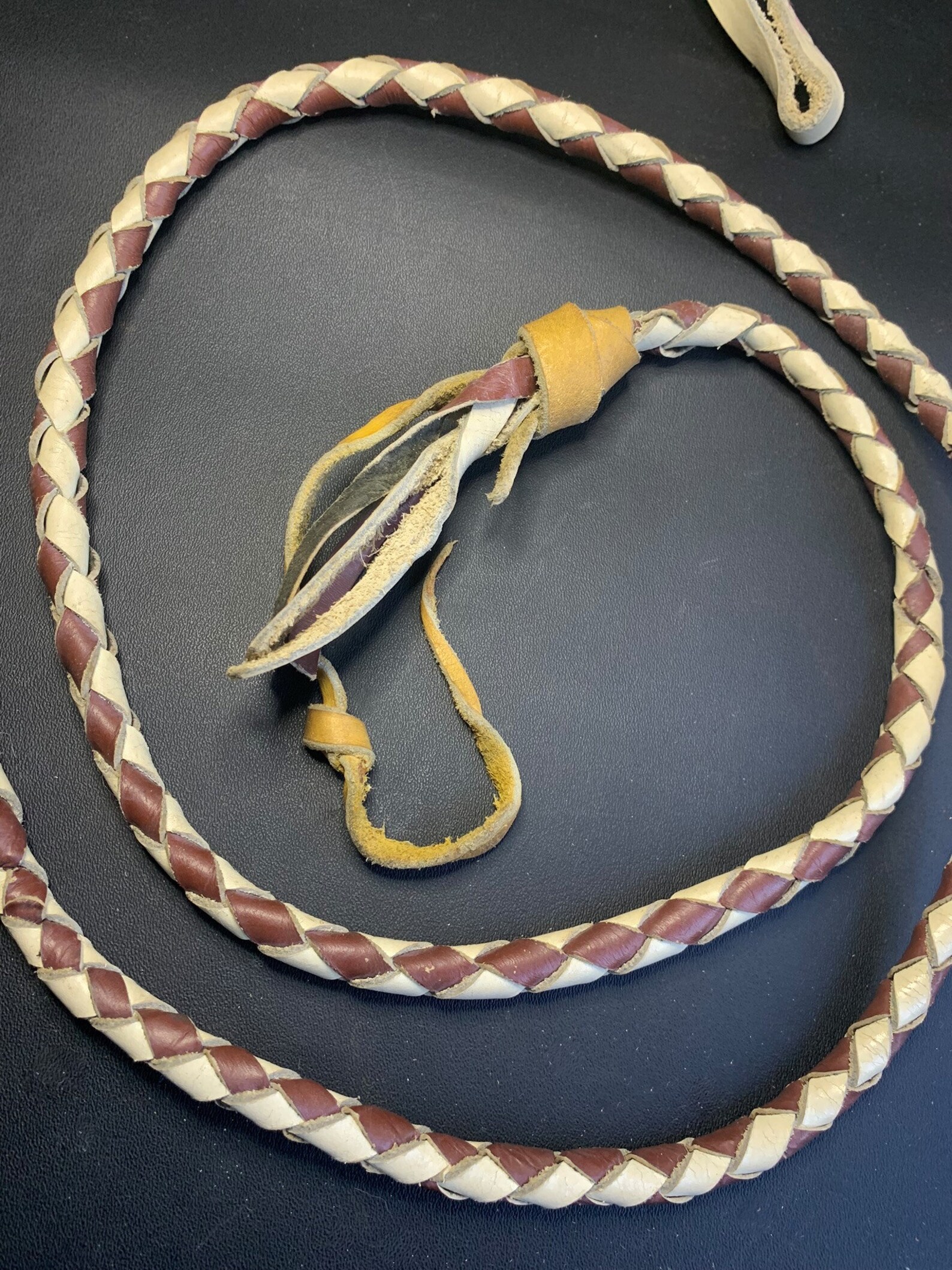 Vintage Mexican Rawhide Bull Whip - Etsy