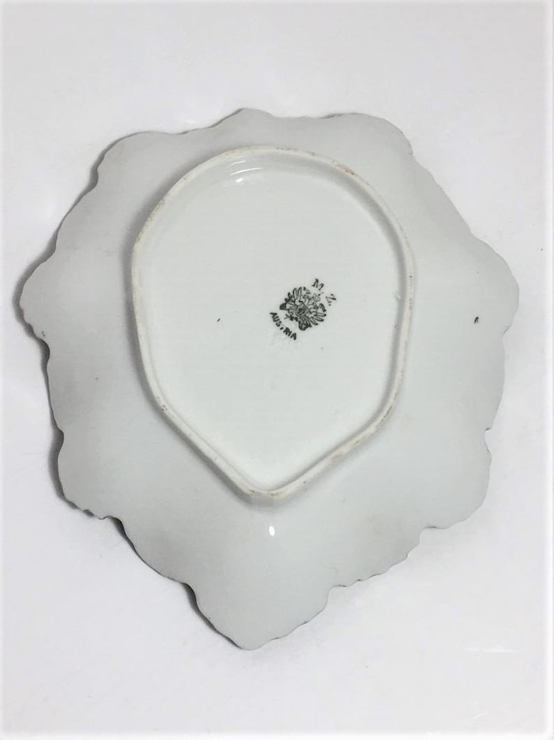 Vintage Moritz Zdekauer MZ Austria Porcelain Dish. - Etsy