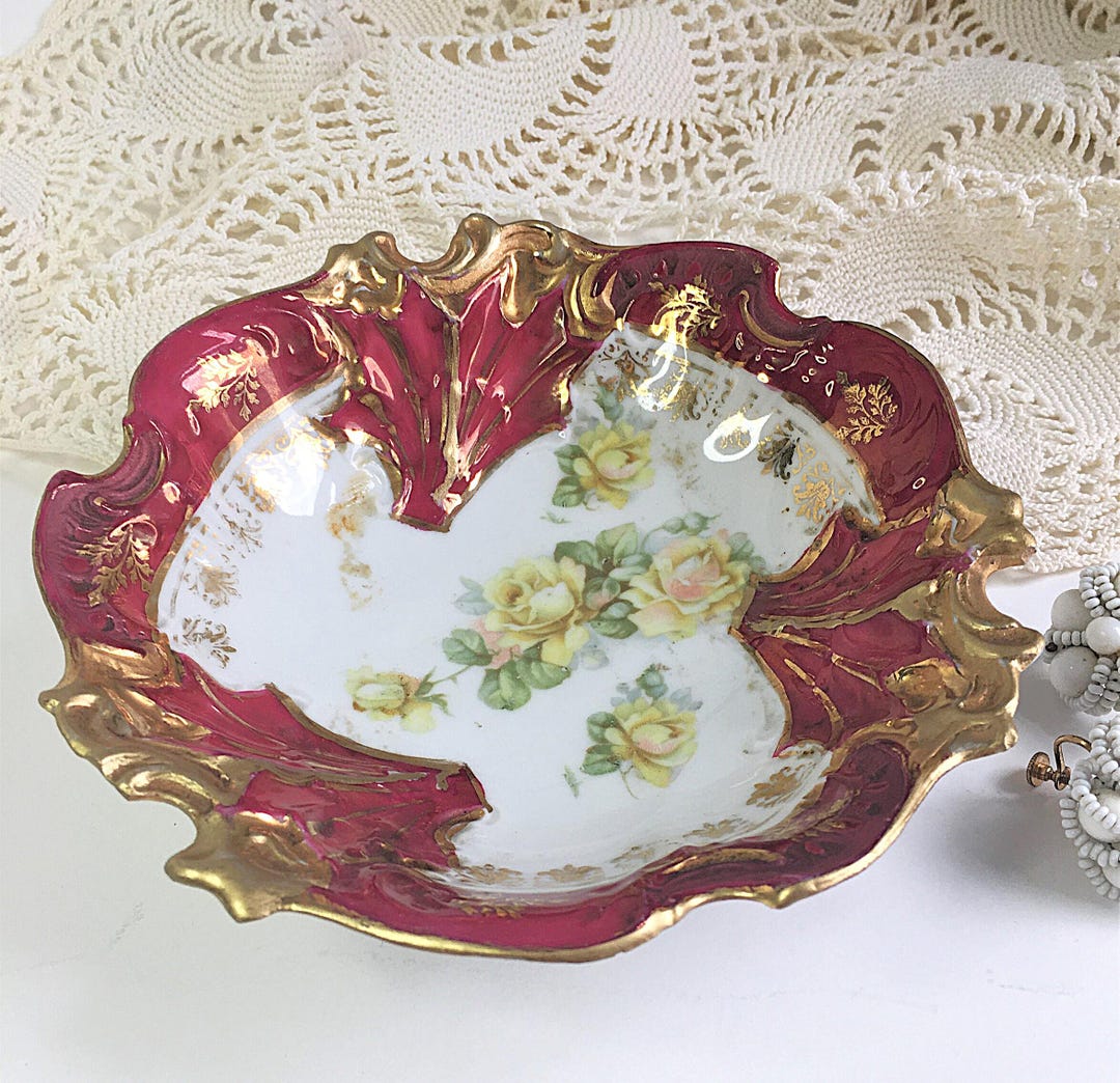 IPF German China Dish C. Early 1900's Ilmenauer Porzellanfabrik - Etsy