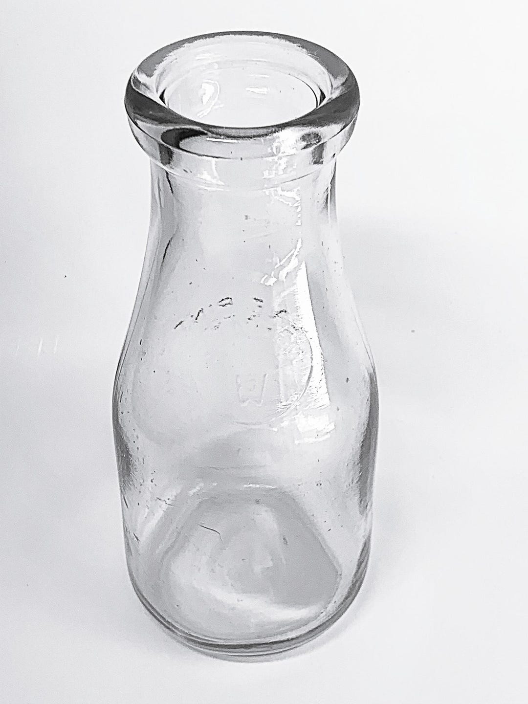 Antique Winslow Pint Glass Milk Bottle 5W C.1920 Antique Milk Bottles ...