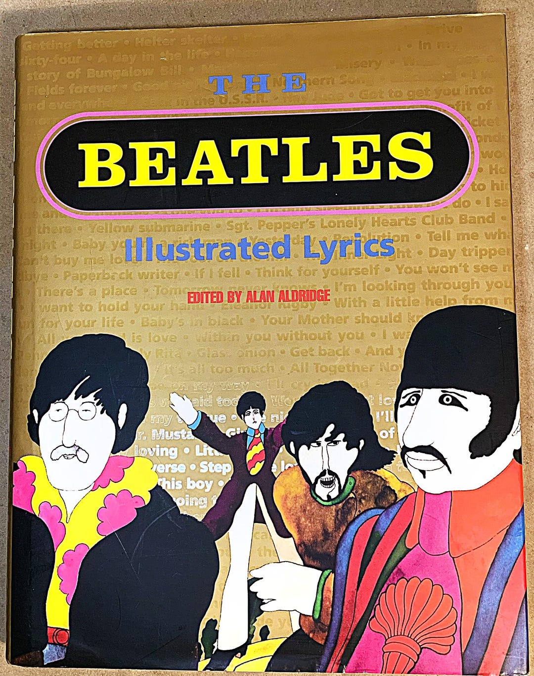 The Beatles Illustrated Lyrics Edited by Alan Aldridge - Etsy