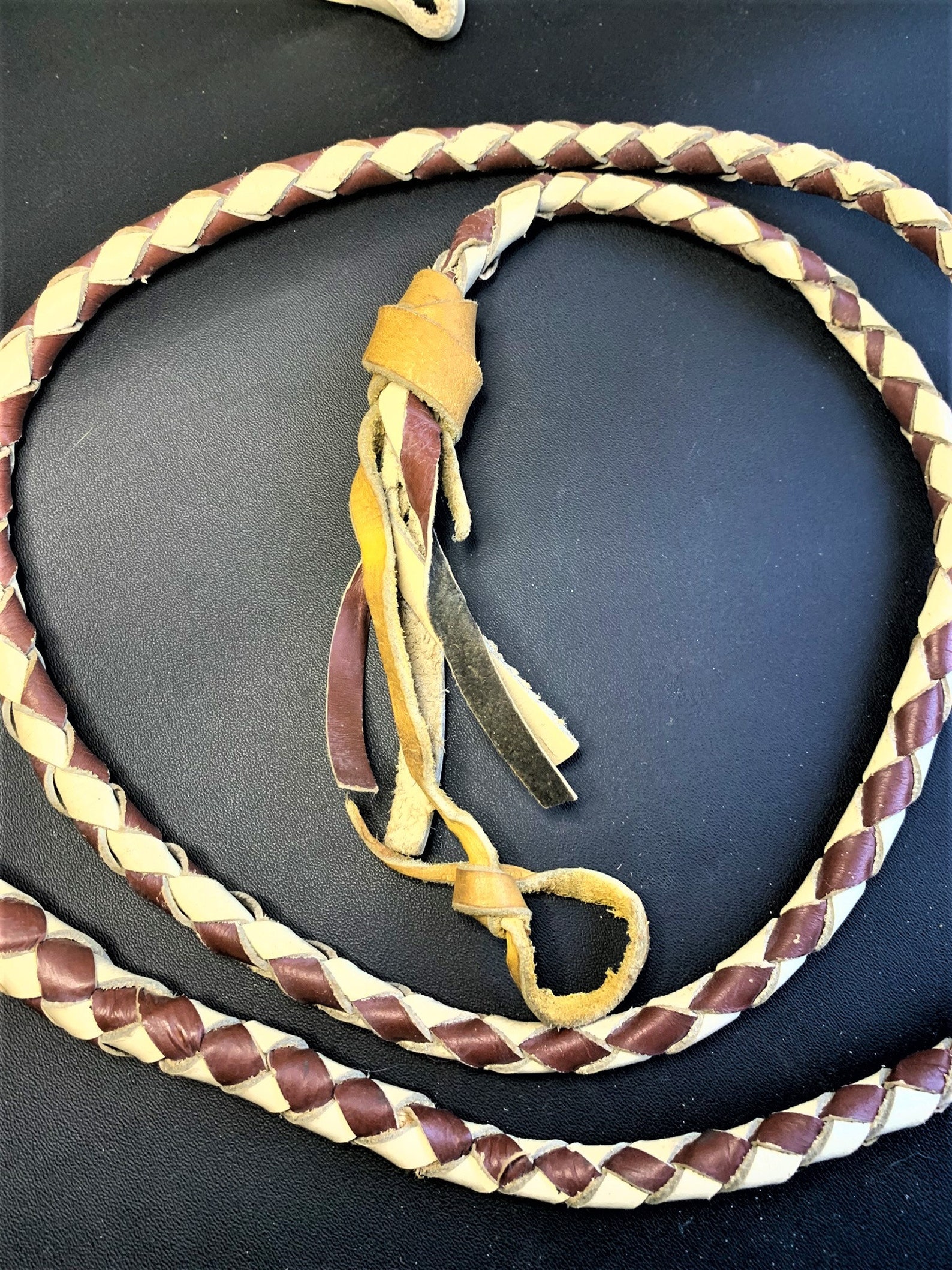 Vintage Mexican Rawhide Bull Whip - Etsy