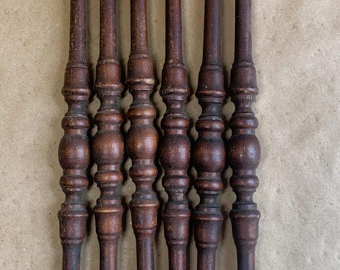 Antique Wood Chair Spindles Hand Turned Reclaimed Wood Furniture ...