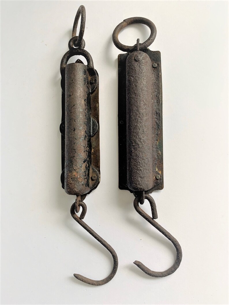 Set of 2 Antique Spring Balance Scales - Excelsior and Chatillon's C ...