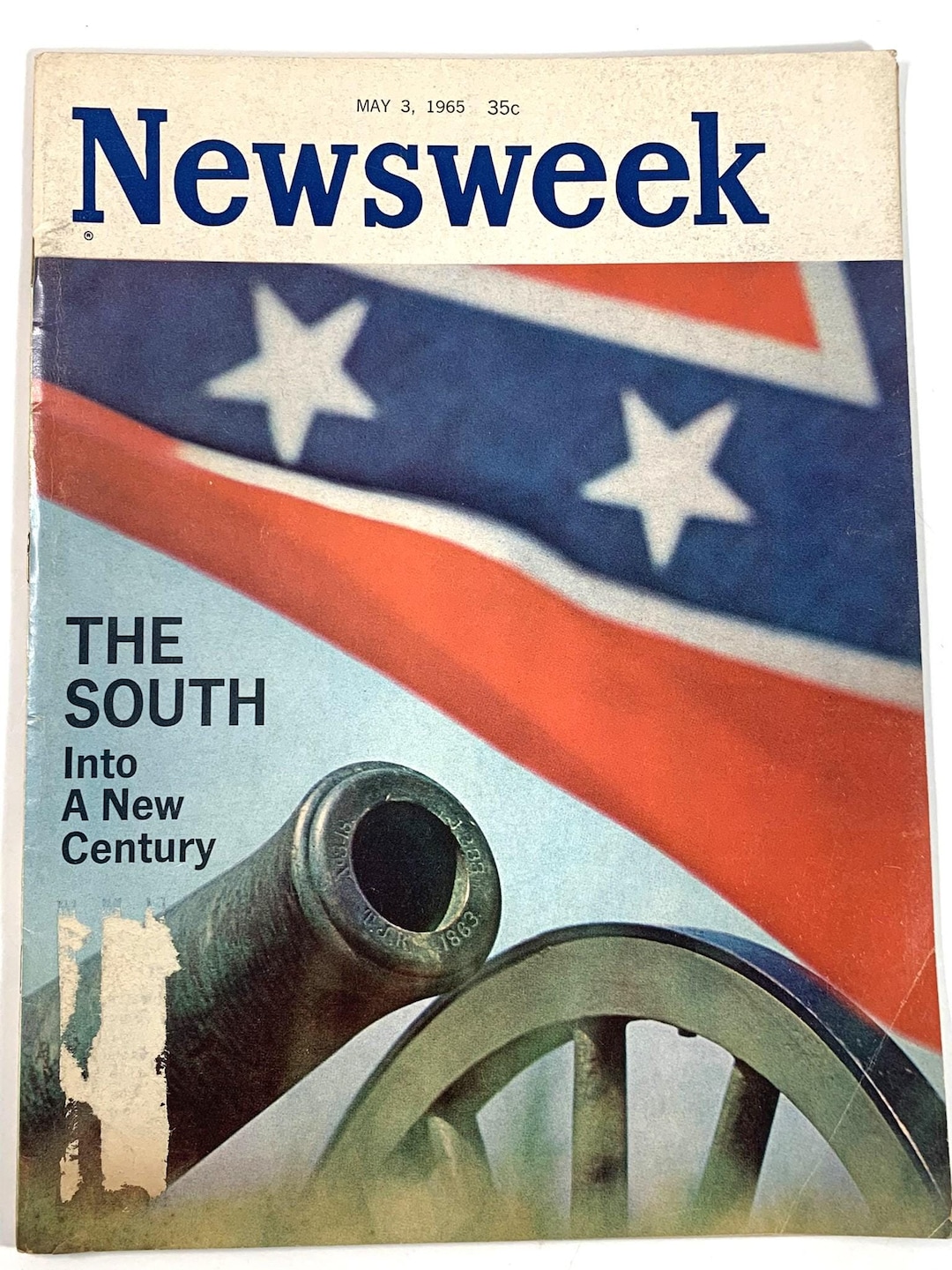 1965 Newsweek Magazine Cover Feature the South-into A New Century ...