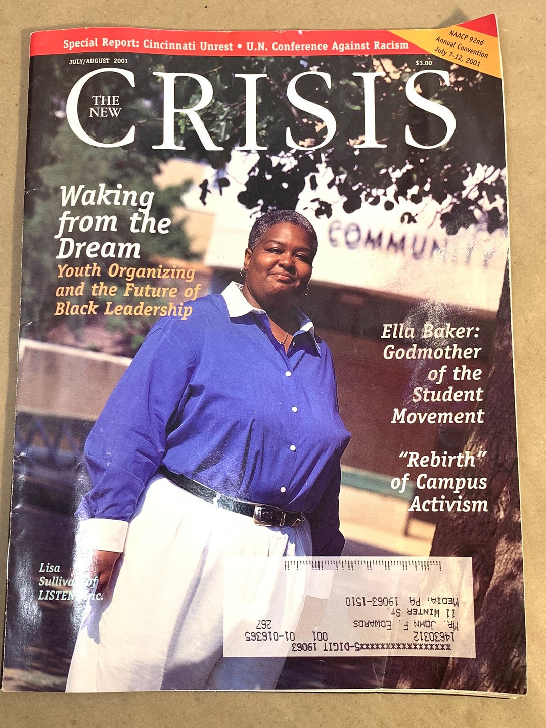 2001 the Crisis Magazine Cincinnati Unrest NAACP 92nd Annual Convention ...