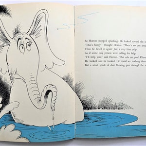 Vintage Early Dr. Seuss Horton Hears a Who Children's Book - Etsy