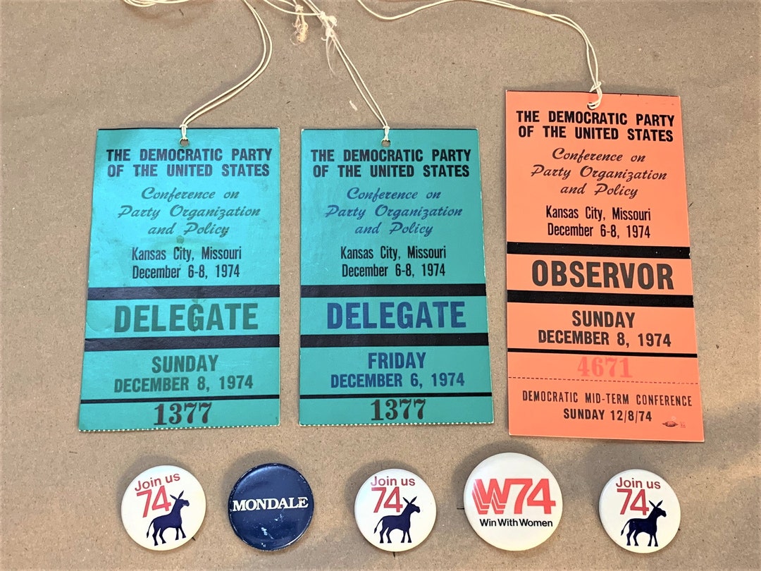 1974 the Democratic Party Conference on Party Organization & Policy ...