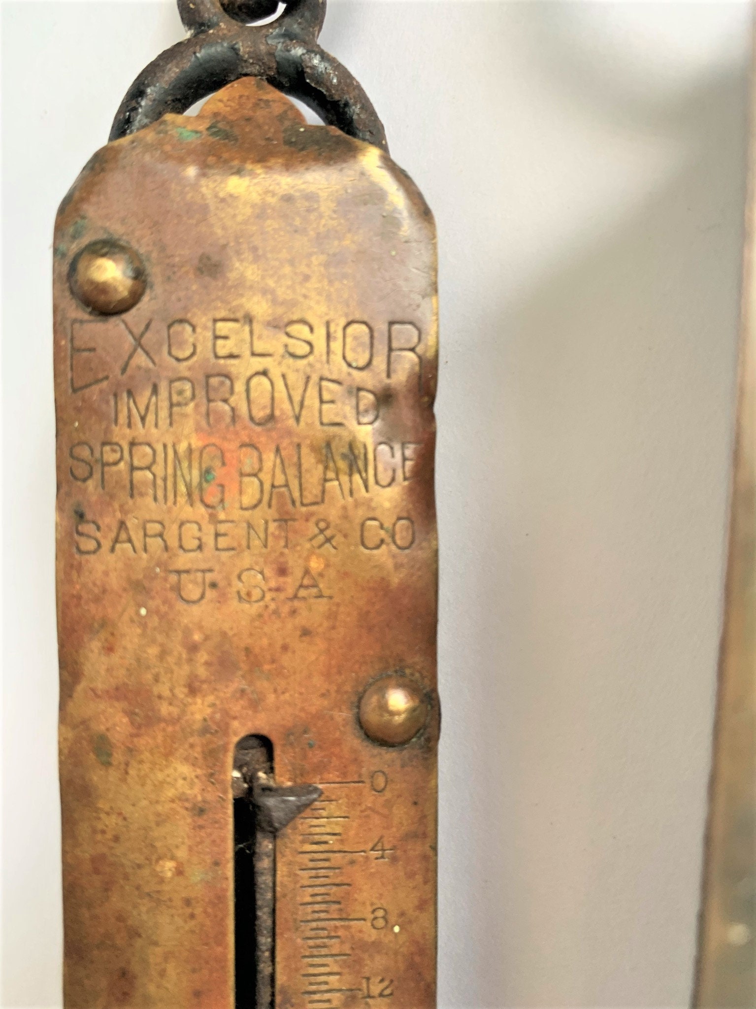 Set of 2 Antique Spring Balance Scales - Excelsior and Chatillon's C ...