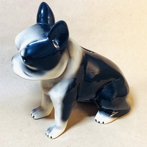 Vintage Ceramic Bank French Bull Dog - Etsy