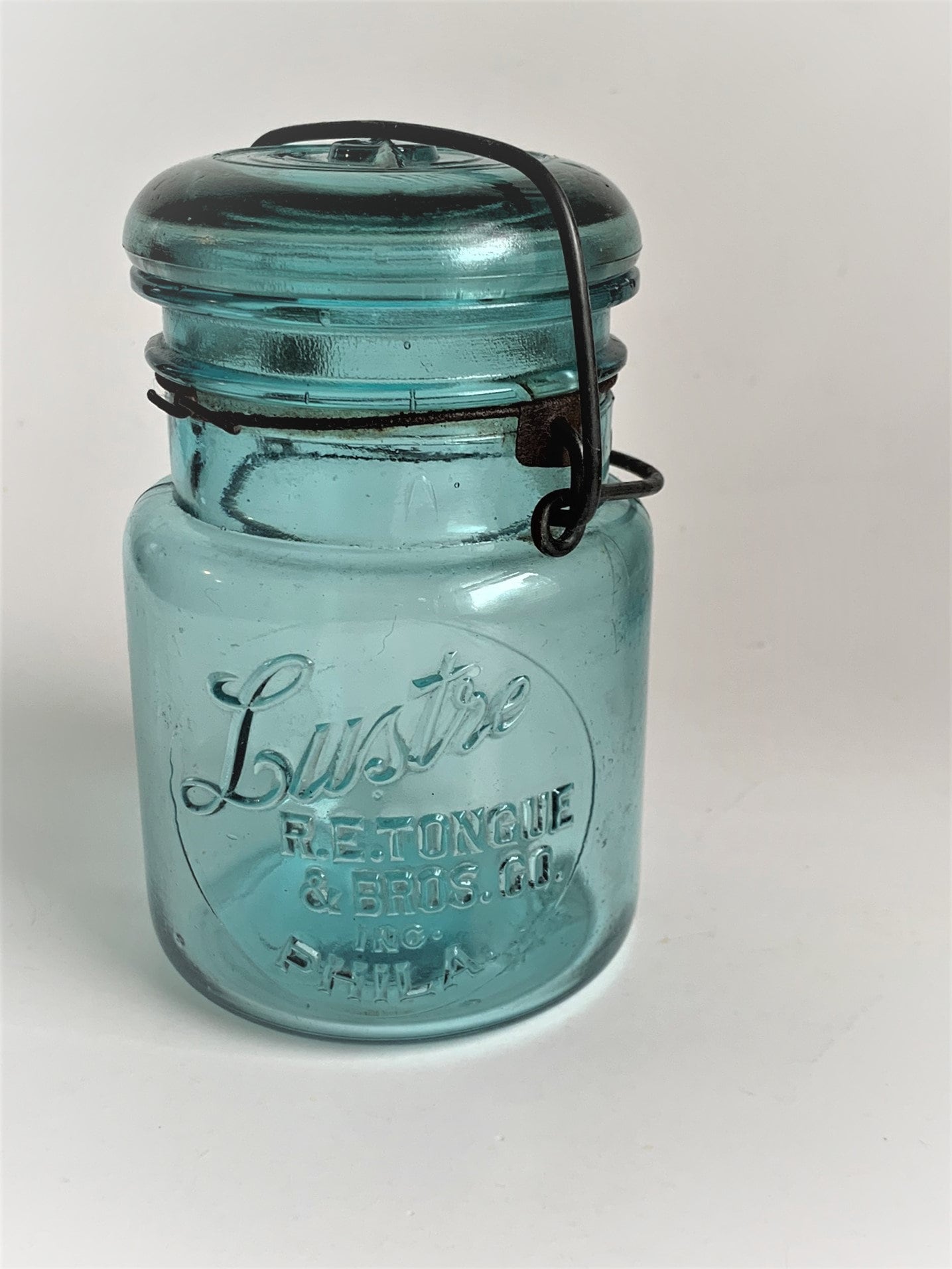 Luster RE Tongue & Bros Pint Fruit Jar Ball Blue - Etsy