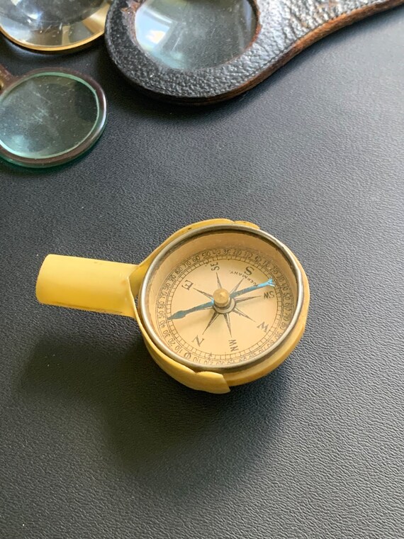 Antique Victorian Era Bakelite Compass - Etsy