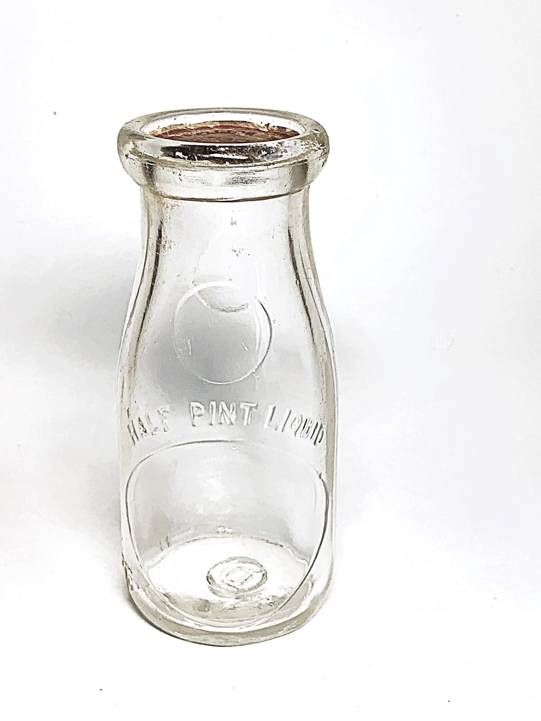 Vintage TMC Thatcher Mfg Co. Half Pint Milk Bottle With Paper Top Cap ...