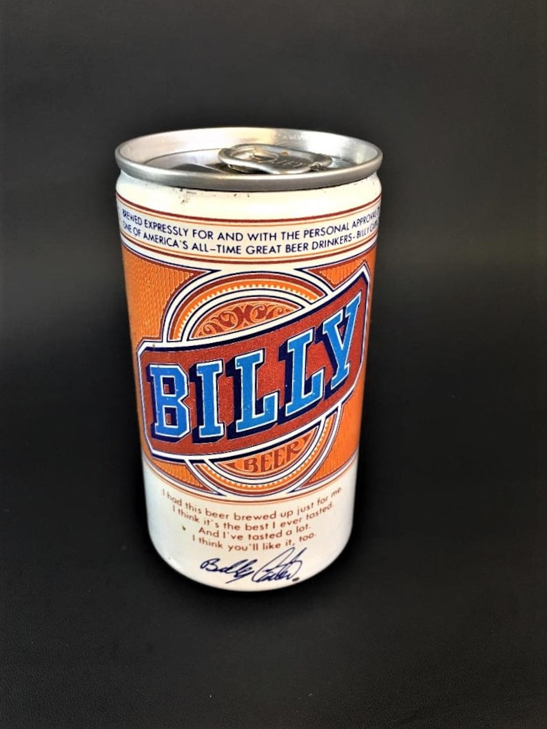 1977 Vintage Billy Beer Can Billy Carter Jimmy Carter | Etsy