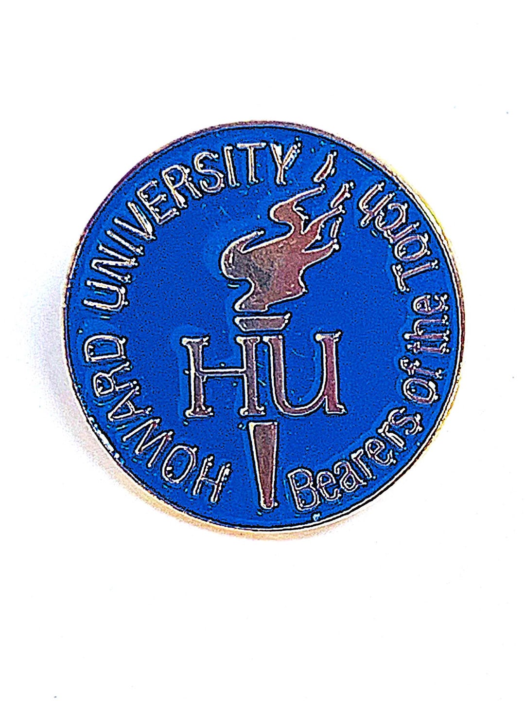 1972 Howard University Passing the Torch Lapel Pin - Etsy