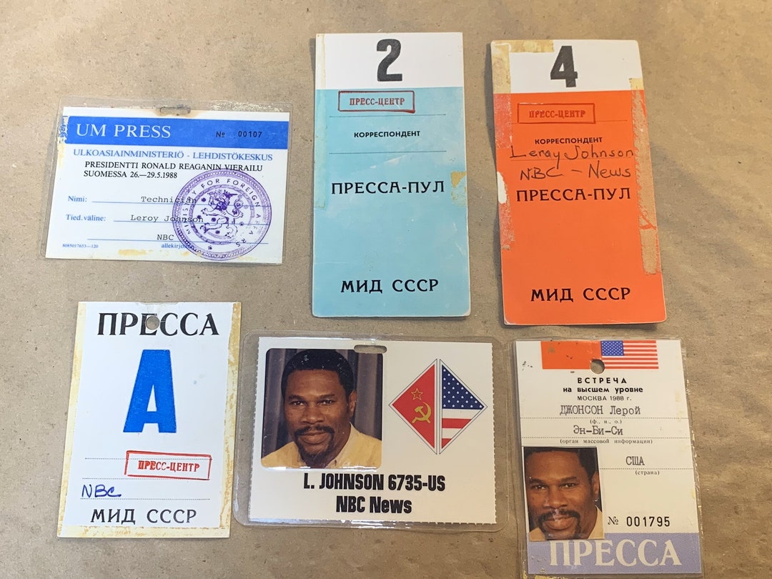 1988 Ronald Reagan Memorabilia Us-moscow Summit Official US and Soviet ...