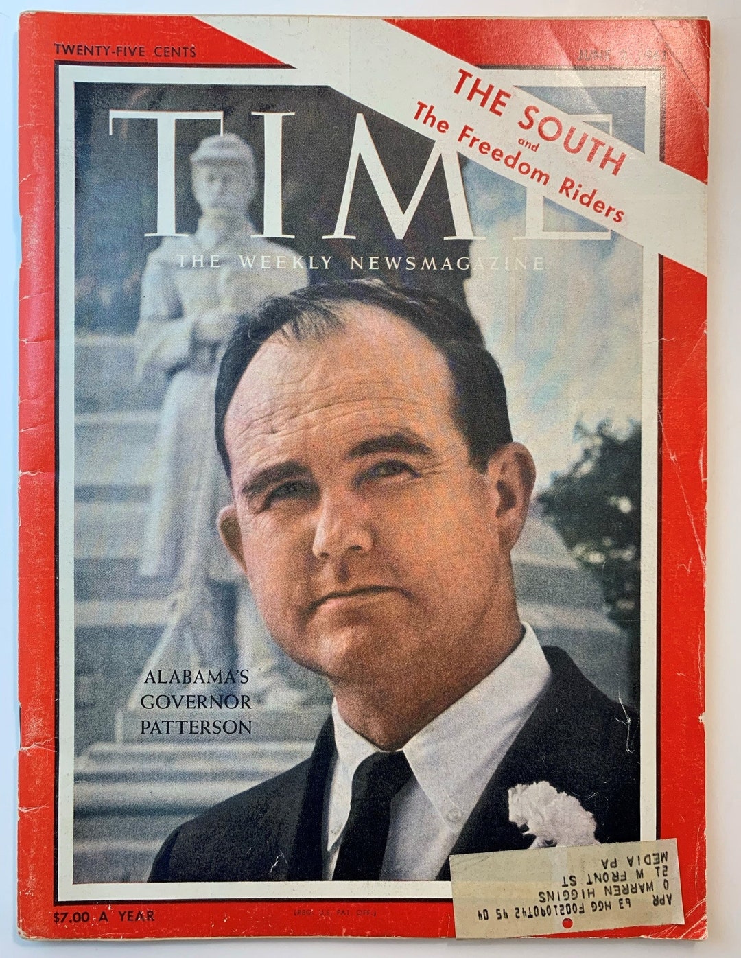 1961 Time Magazine Featuring the South and the Freedom Riders - Etsy
