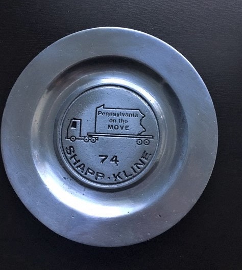 1974 Governor Milton Shapp-kline Cast Metal Campaign Plate - Etsy