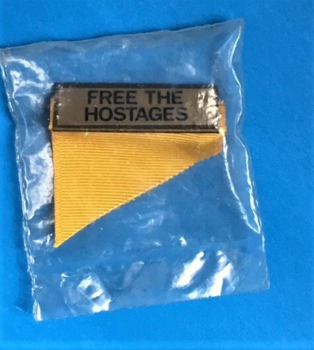1979 Free the Hostages Yellow Ribbon Pin American Hostages - Etsy