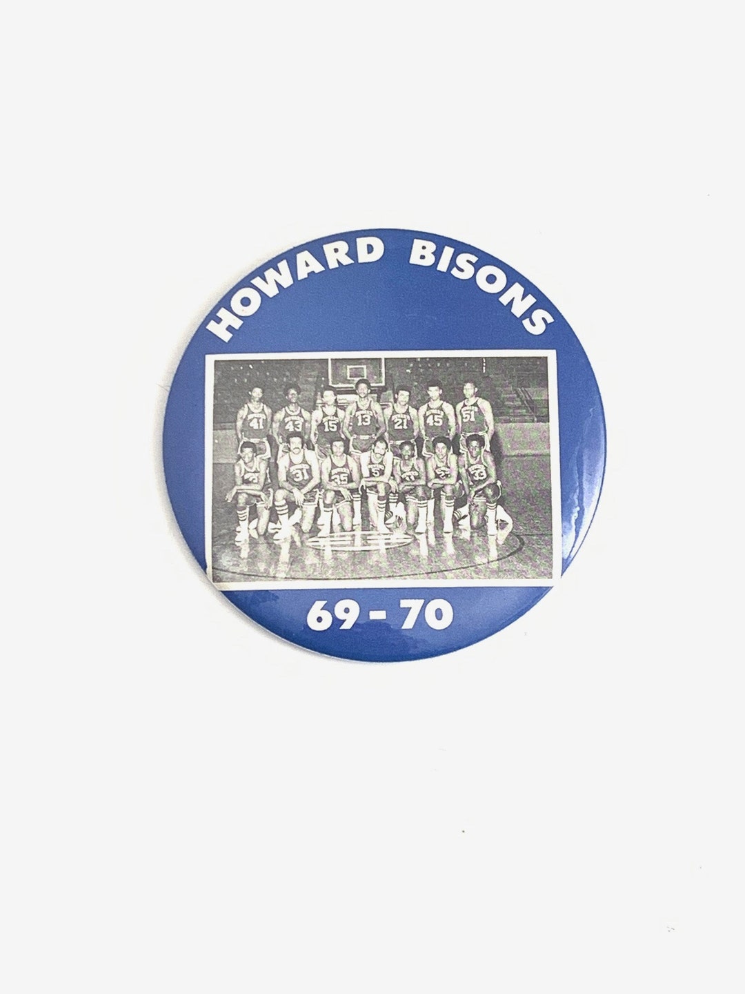1969-70 Howard University Bison Basketball Team Pinback Button 3.5" - Etsy