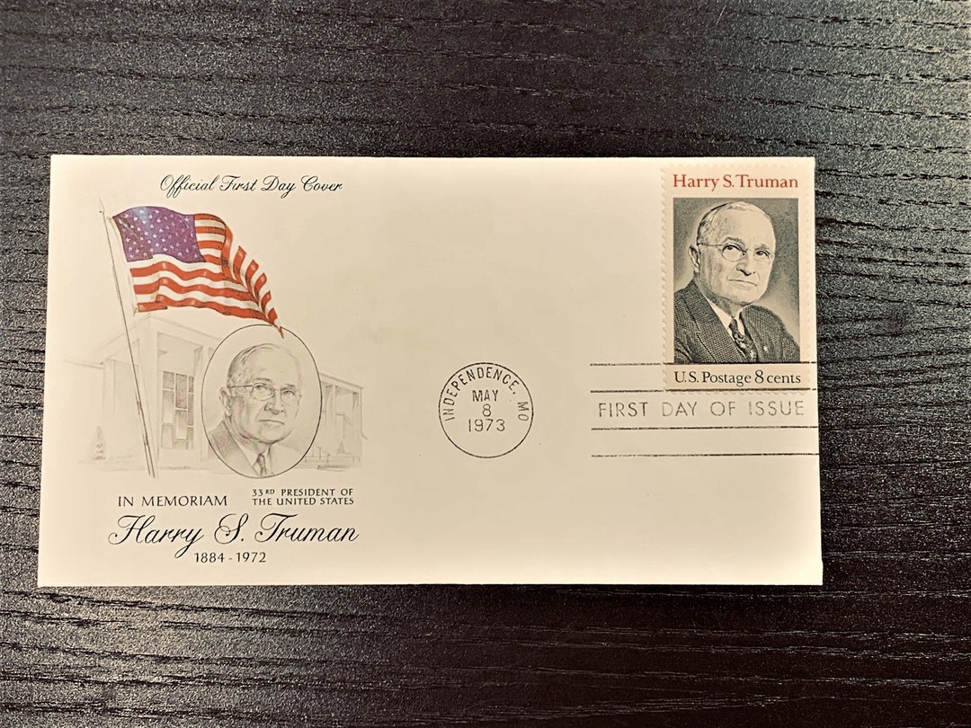 1973 Harry S Truman Official First Day of Issue Stamp - Etsy