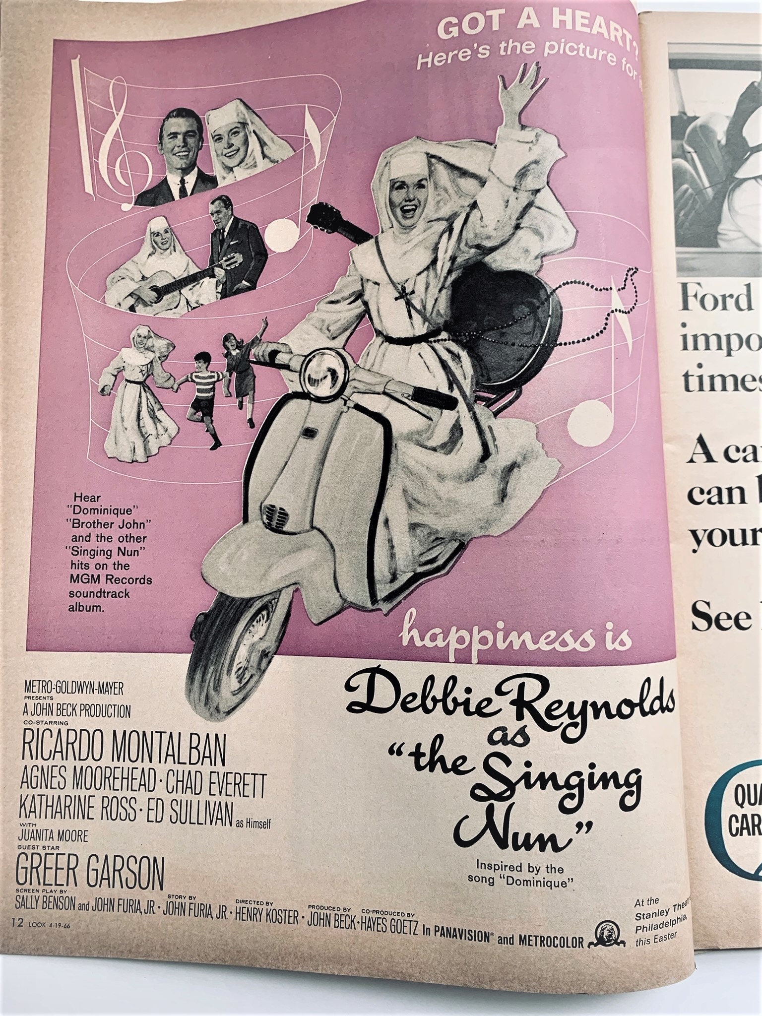 1966 Look Magazine Features Arthur Ashe-new Tennis Star Sofia Loren ...