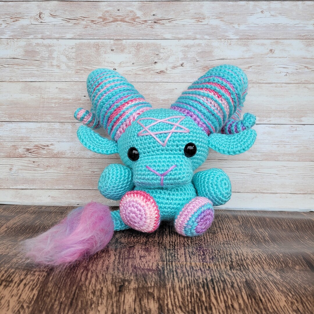 Crochet Baphomet, Devil Goat Amigurumi, Satan Doll, Satanic Plush, - Etsy