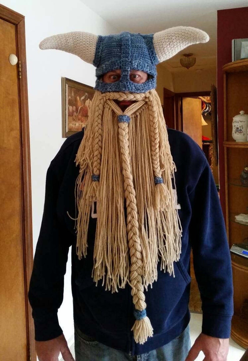 Viking Dwarf Wizard Warrior Costume Yarn Beard for Larp - Etsy