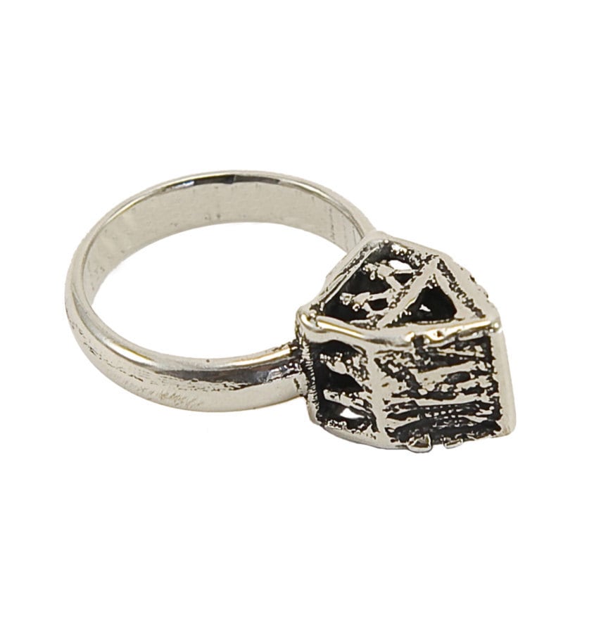 Ancient Jewish Wedding Ring With House. Boho Ring Jewish House Ring - Etsy