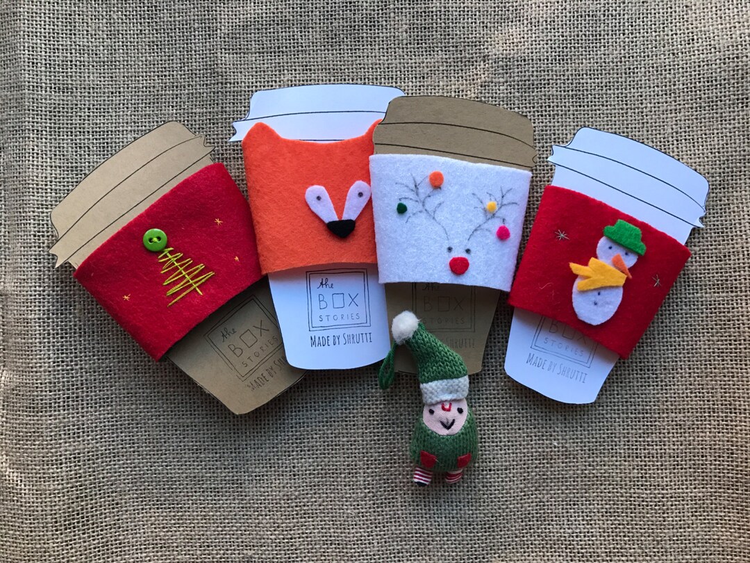 Felt Coffee Cup Cozy for Coffee Tea and Beer - Etsy