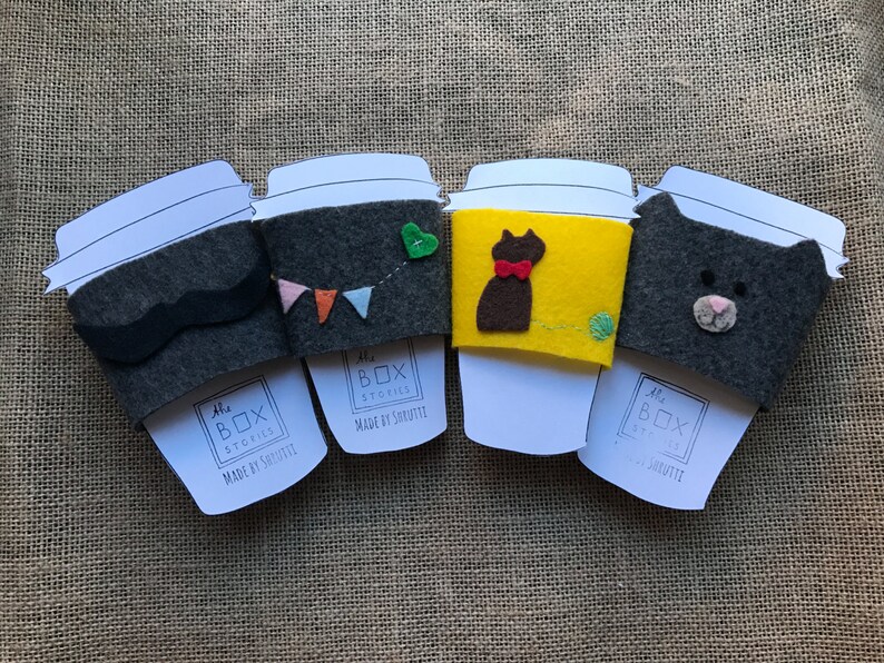 Felt Coffee Cup Cozy for Coffee Tea and Beer - Etsy