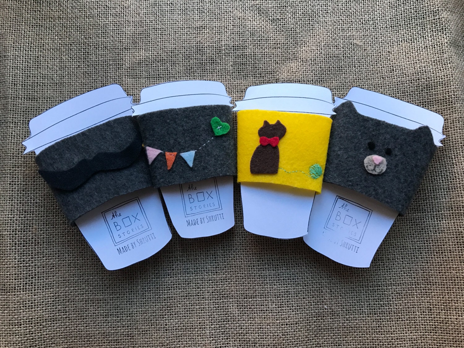 Felt Coffee Cup Cozy for Coffee Tea and Beer - Etsy