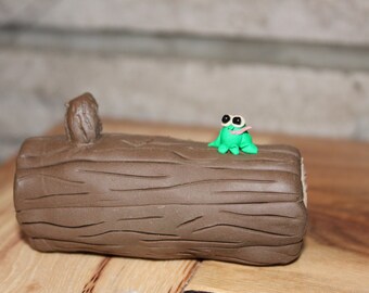Polymer clay frog | Etsy