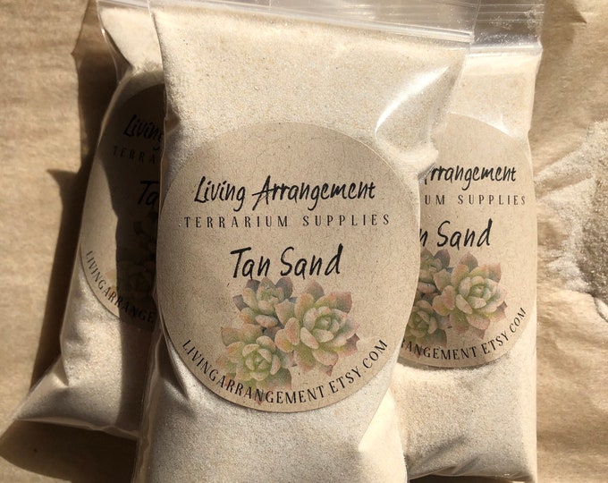 Tan Beach Sand - Terrariums, Zen Gardens, Small Landscaping Displays ...