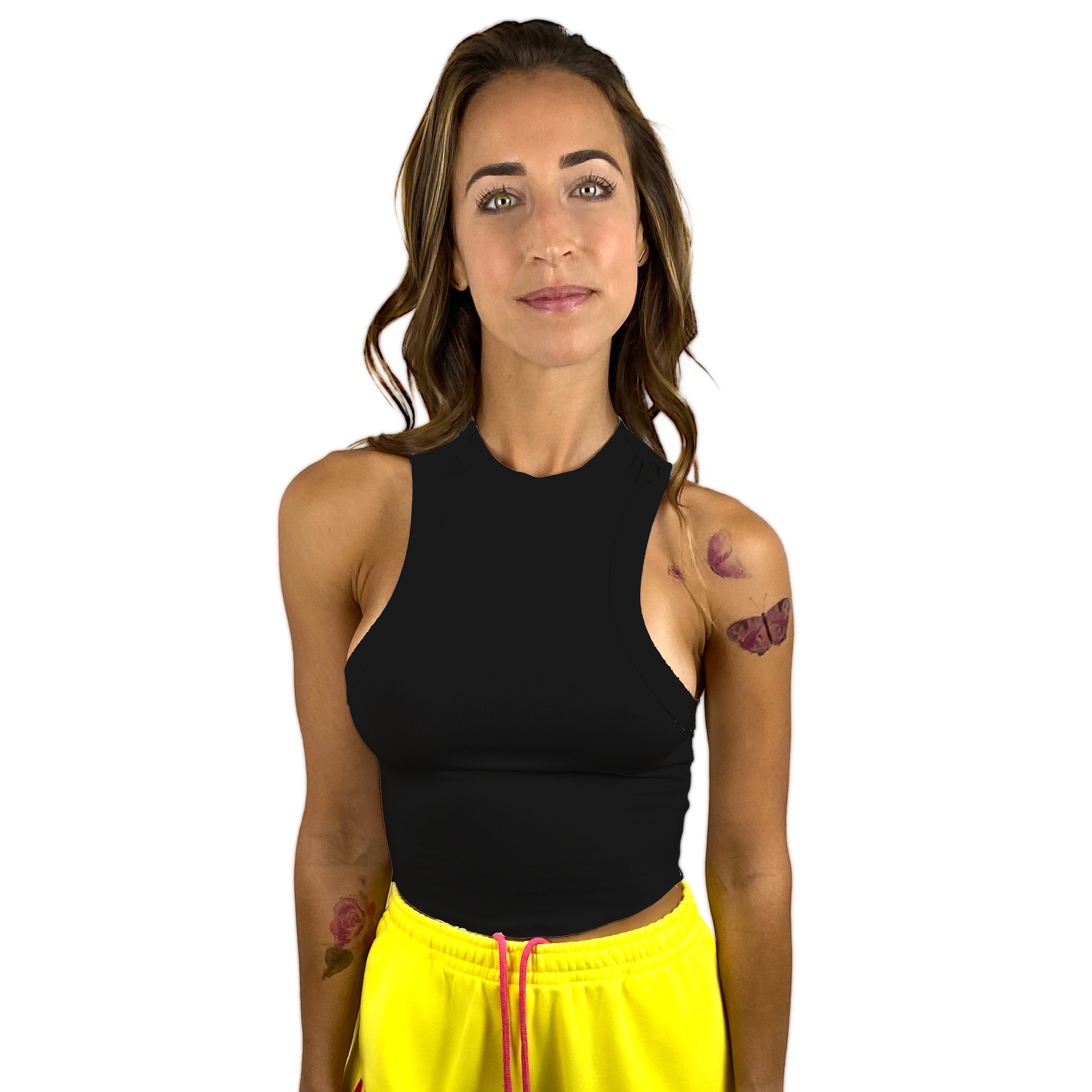 Super Sexy Side Boob Tight Tank Crop Top For Raves Festival Etsy