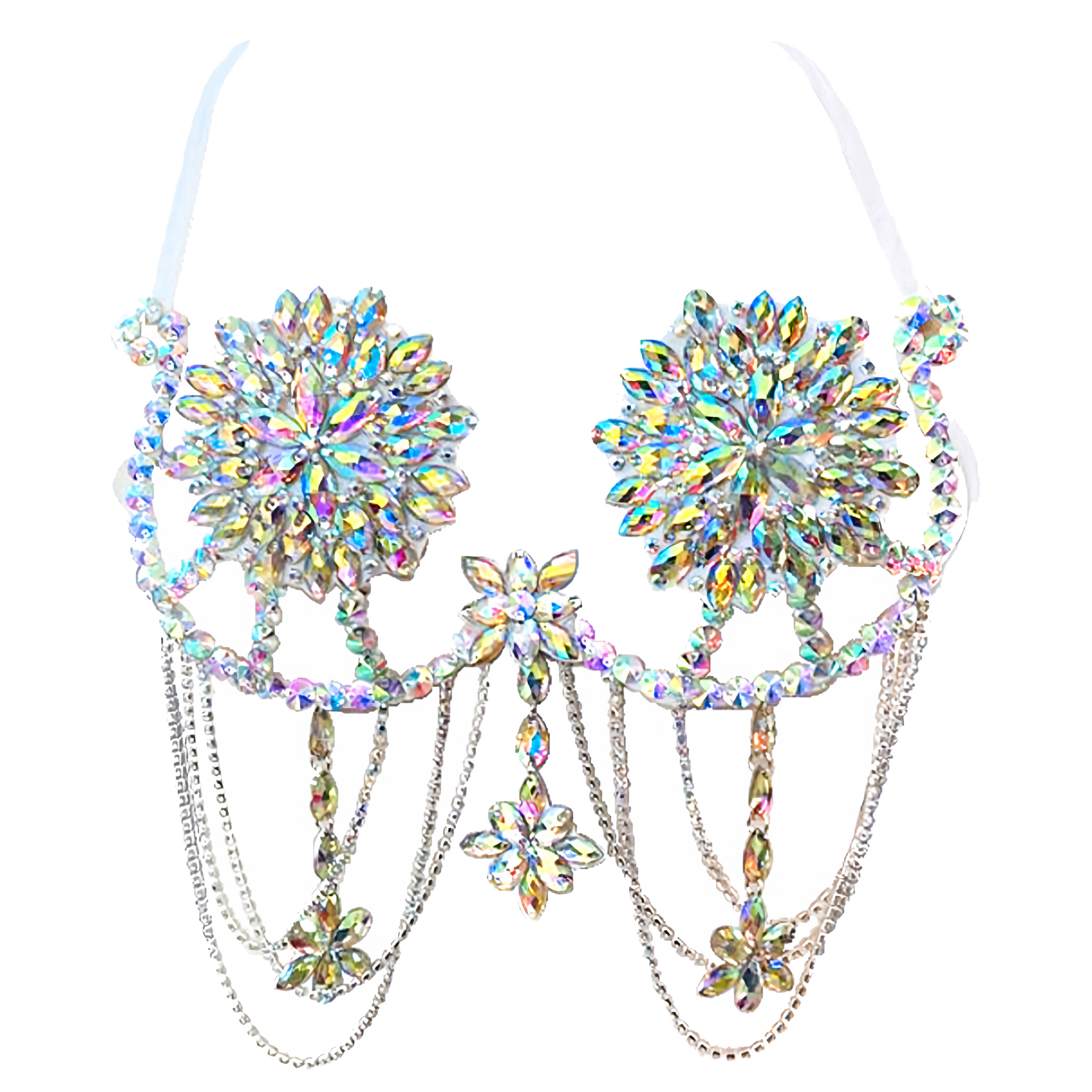 Winterfell Clear Iridescent Shiny Crystal Blacklight Rave Festival ...