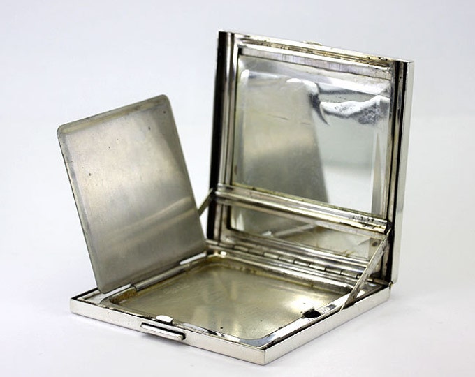 Tiffany & Co. Compact Antique Vintage Sterling Silver Original Pouch ...