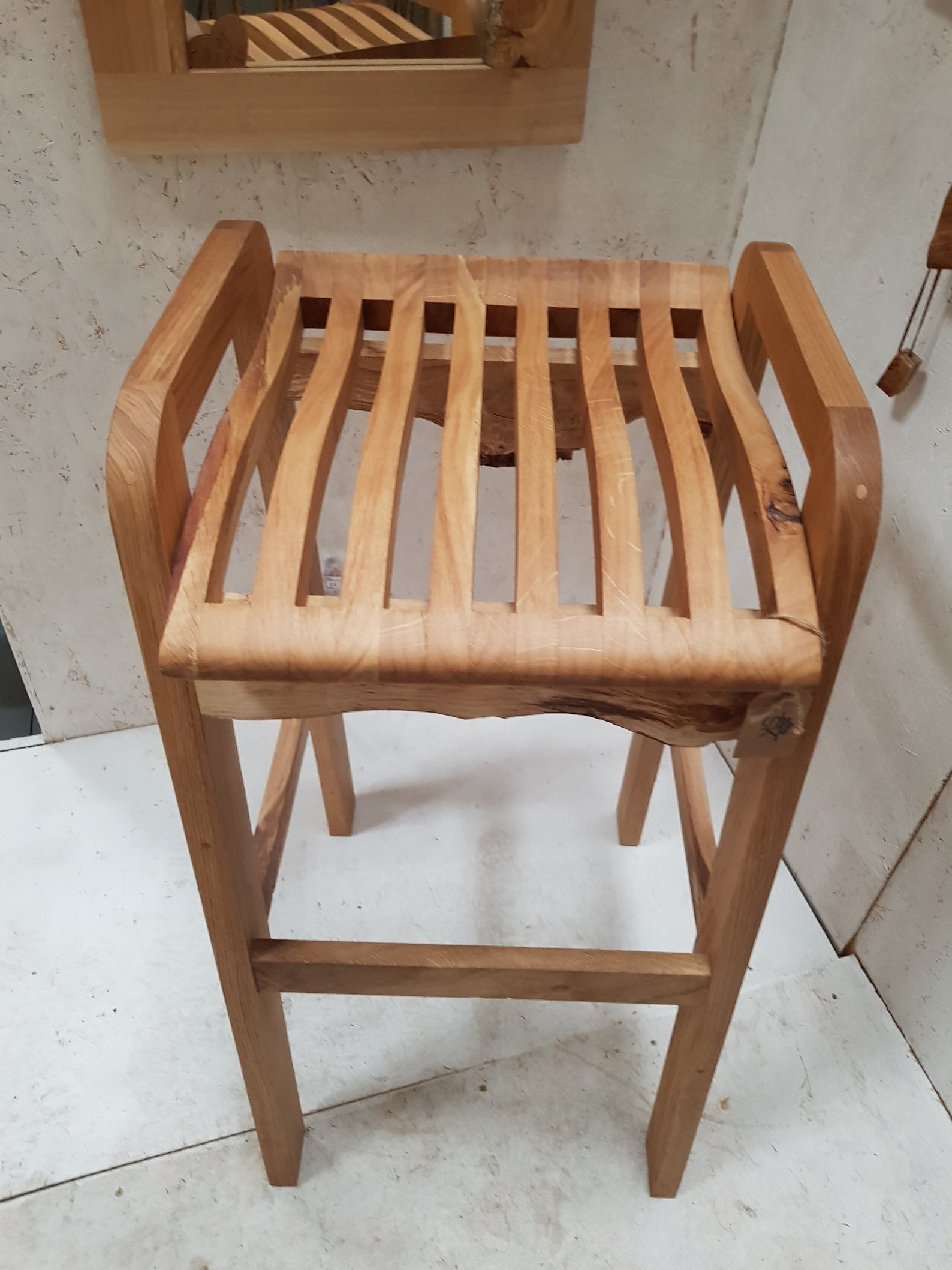 Bar Stool, Handmade, Scottish Oak, Custom Heights and Seat Width ...