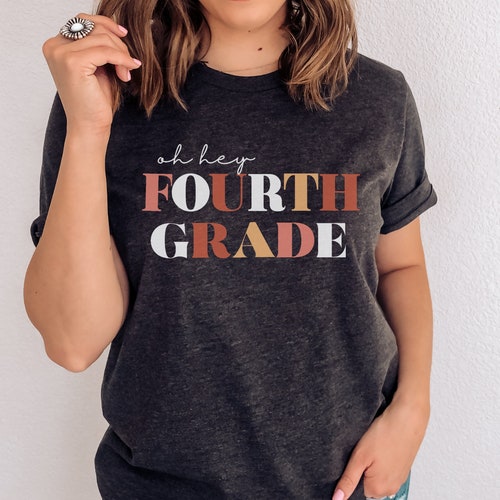 4th Grade Teacher Shirt Fourth Grade Teacher Teacher Shirts - Etsy
