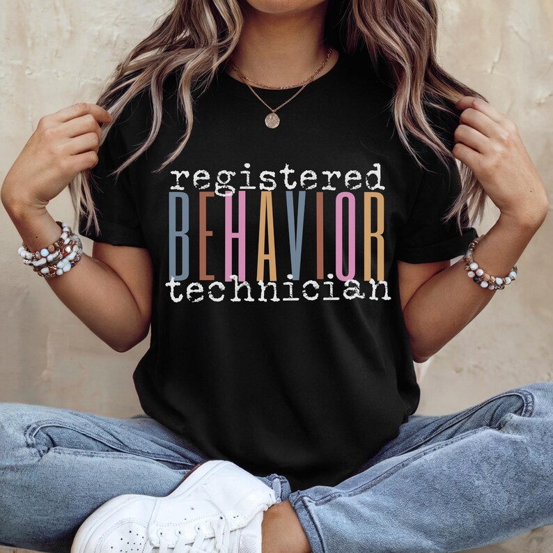 Behavior Analyst Shirt, Registered Behavior Technician, Therapist Gift ...