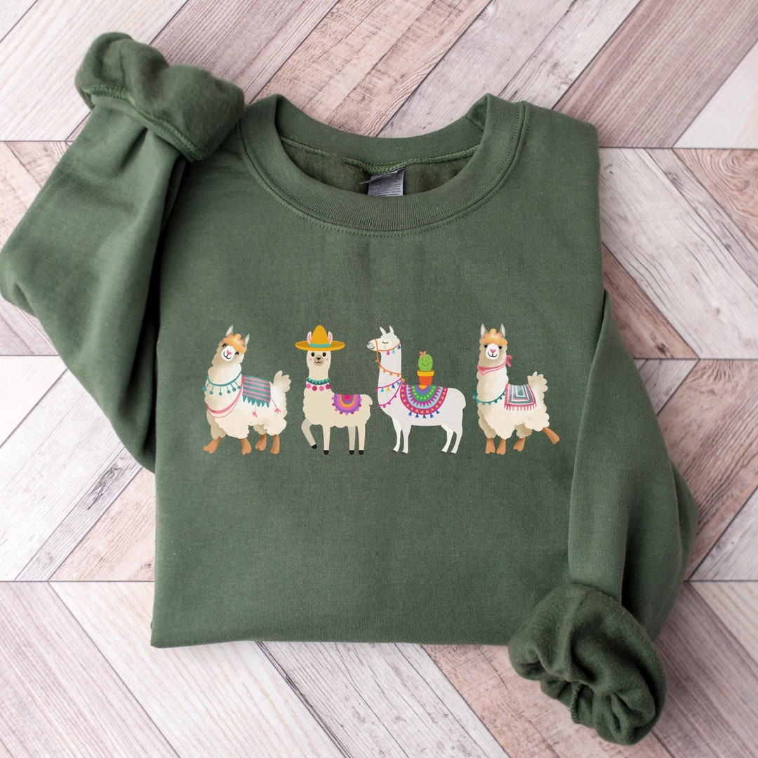 Alpaca Sweatshirt, Alpaca Shirt, Alpaca Sweater, Funny Alpaca Shirt ...