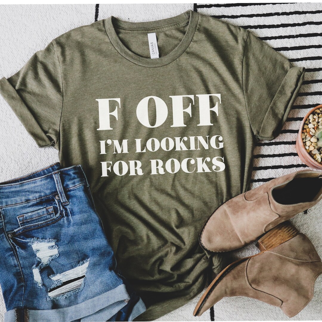 Rock Collector Shirt, Geologist Gift, Rock Hound, Looking for Rocks ...