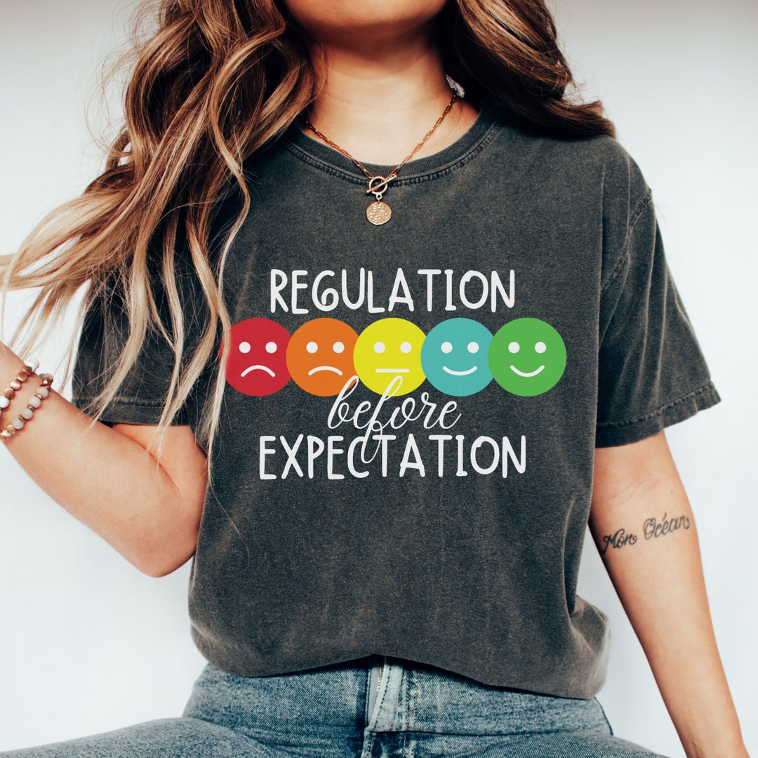 Regulation Before Expectation, Autism Shirt, Special Education Tshirt, Gift for Teacher, Autism ...