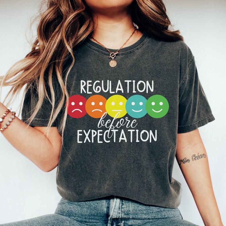Regulation Before Expectation Autism Shirt Special Education - Etsy