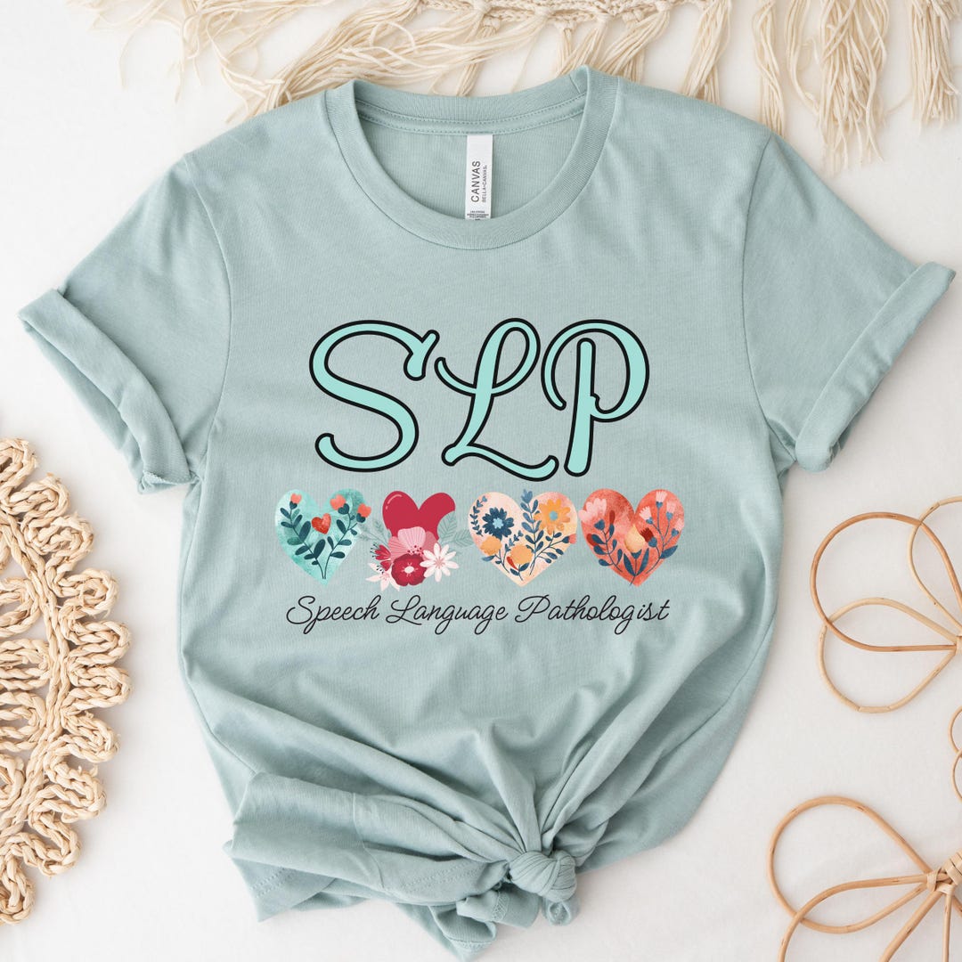 Slp Shirt, Speech Therapy Shirt, Speech Pathologist Tshirt, Slp ...