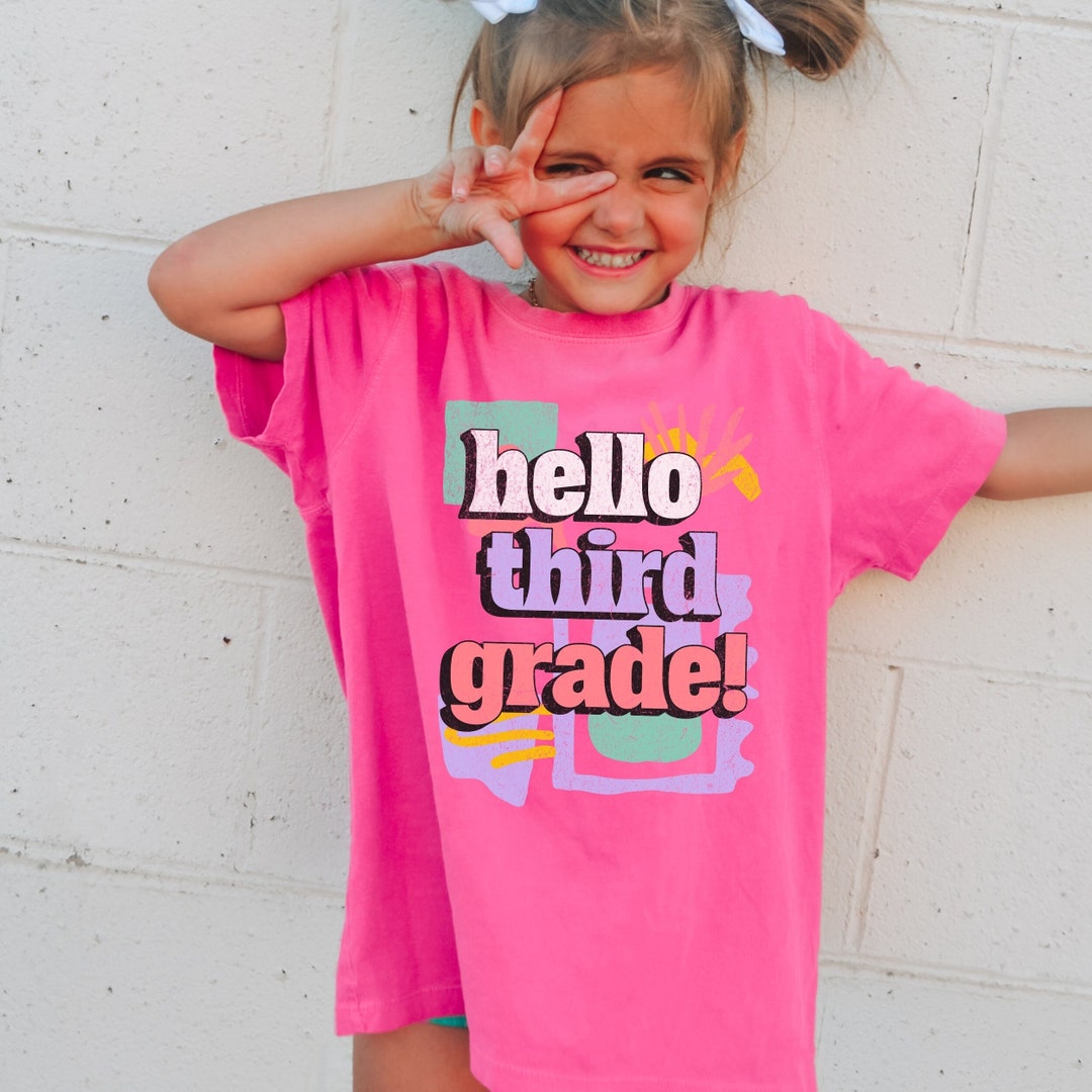Girls Third Grade Shirt, Third Grade T-shirt for Girls, in My 3rd Grade ...