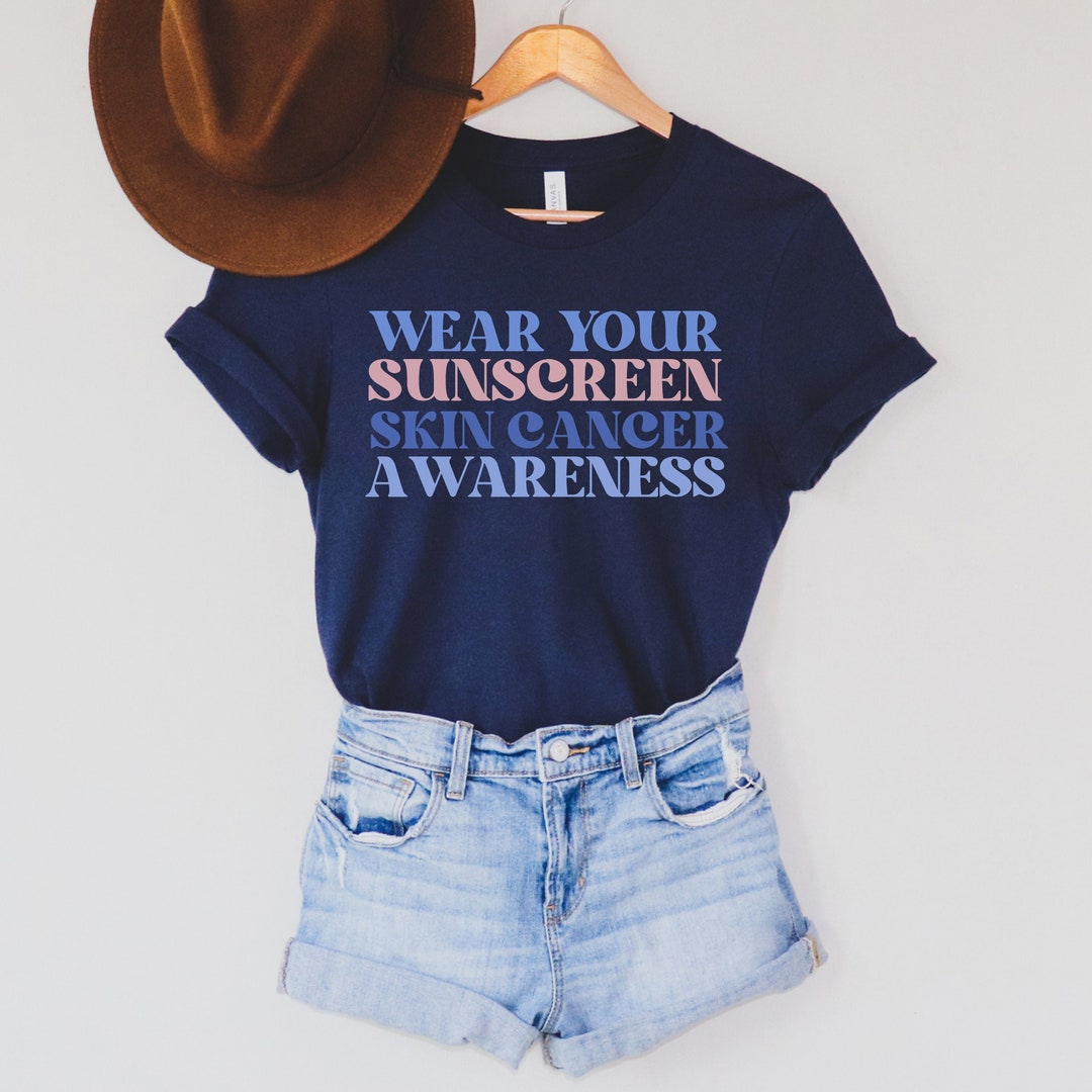 Skin Cancer Shirt Women, Skin Cancer Survivor Gift, Melanoma Cancer ...